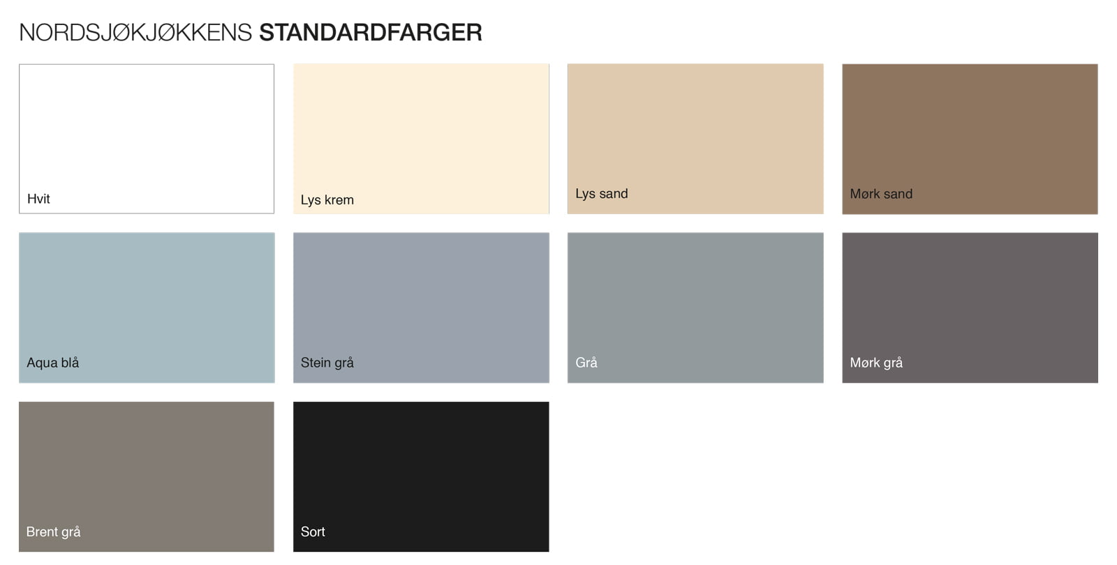 Nordic - hvit - Nordsjø Kjøkken